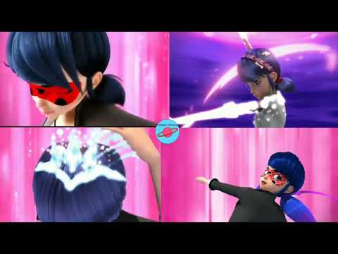 Miraculous All Marinette Together Transformation | Ladybug | Aqua Ladybug | Maltymouse | Ice Ladybug