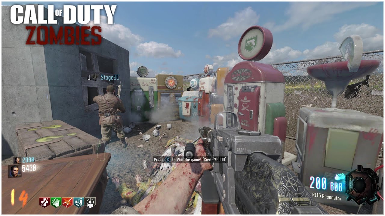 Smallest Map With Friend Call of Duty Zombies - YouTube