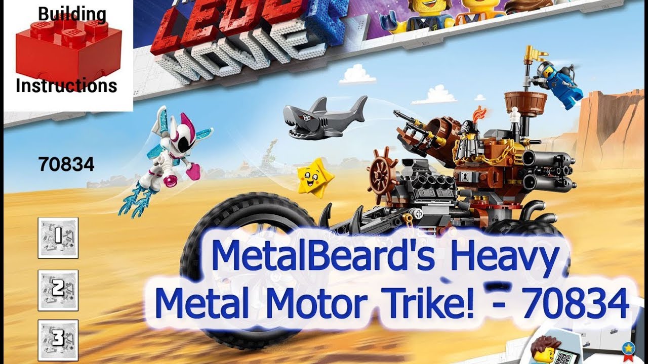MetalBeard's Heavy Metal Motor Trike! - 70834 | THE LEGO MOVIE 2 | LEGO ...