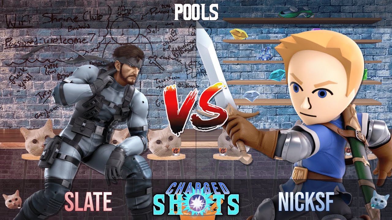 CSHOTS # 01 | Slate (Snake) vs NickSF (Mii Swordfighter) | Pools | SSBU ...