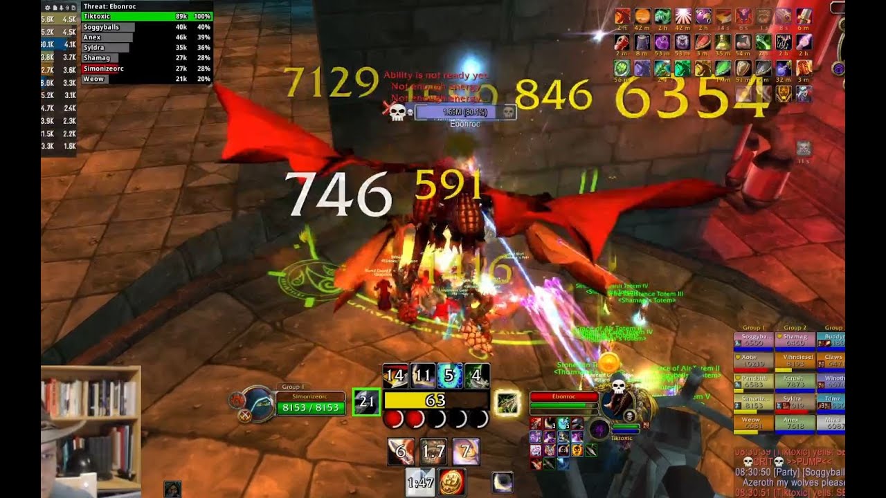 GIGA CLEAVE DPS by stacking Ebonroc & Flamegor together in this ...