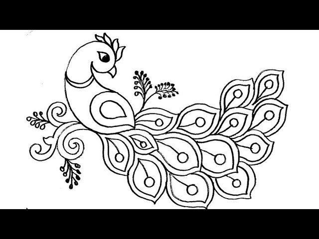 Simple Peacock Design