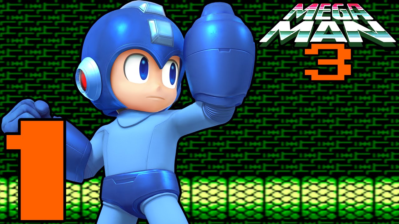 Let's Play Mega Man 3 (PS1) Part 1 - Mega Man..... IN JAPANESE ...