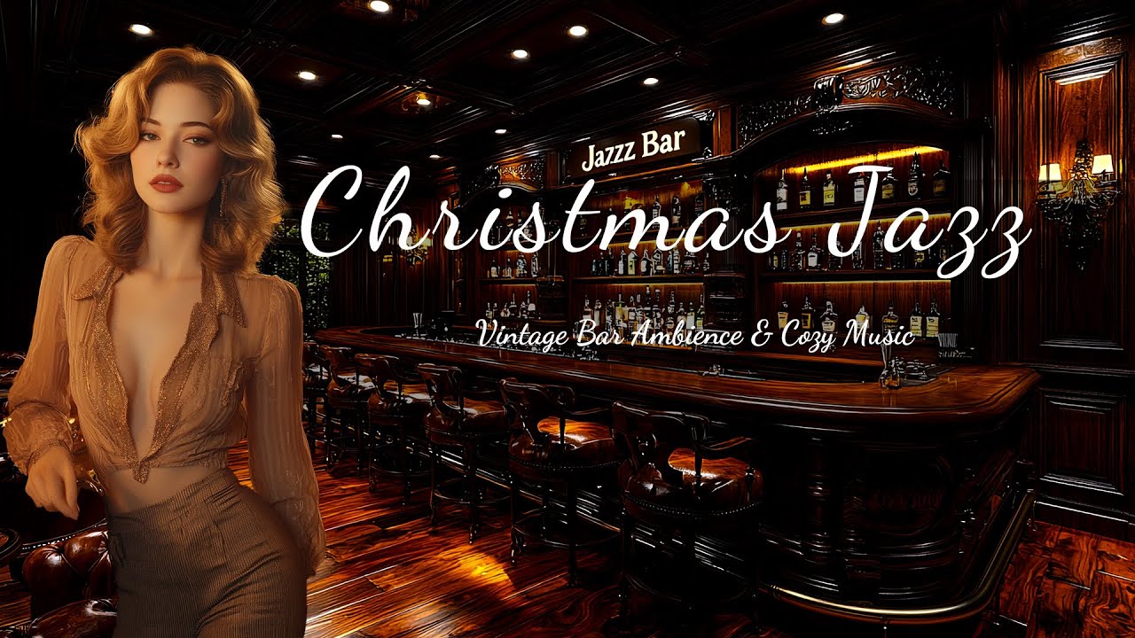 🌟 Christmas Jazz BGM 🎄 Vintage Bar Ambience & Cozy Music 🎶 - YouTube