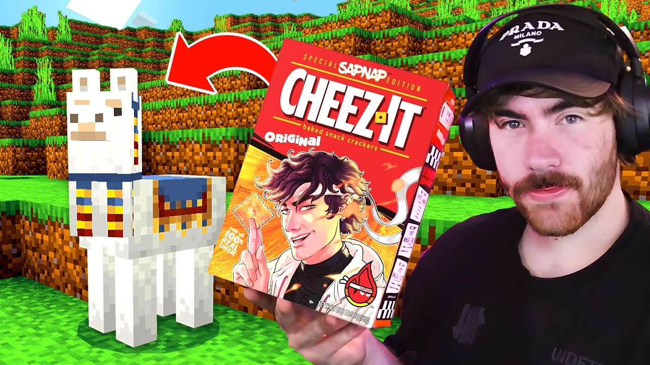 Speedrunning Minecraft Achievements for Cheez-It... - YouTube