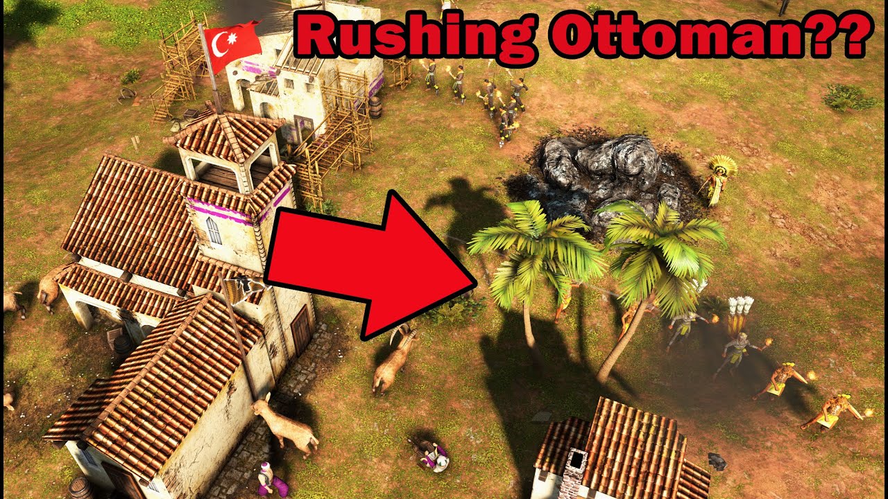 Rushing Ottoman with Aztecs! Age of Empires 3 Definitive Edition - YouTube