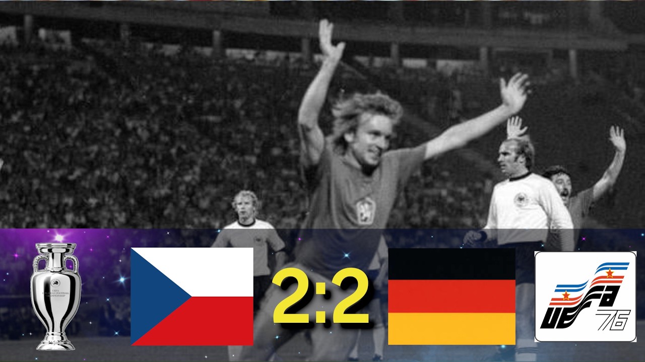 1976 EURO Final * Czechoslovakia vs West Germany * - YouTube
