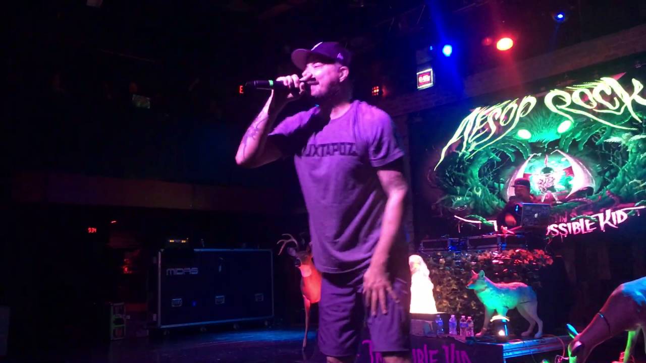 Aesop Rock - Mystery Fish/Rings (The Impossible Kid Tour 2016) - YouTube