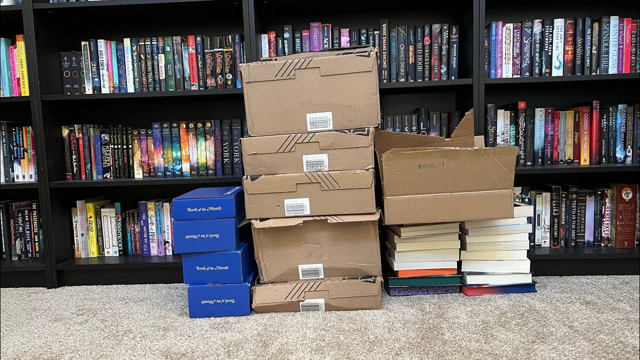 Book HAUL and unboxing! - YouTube