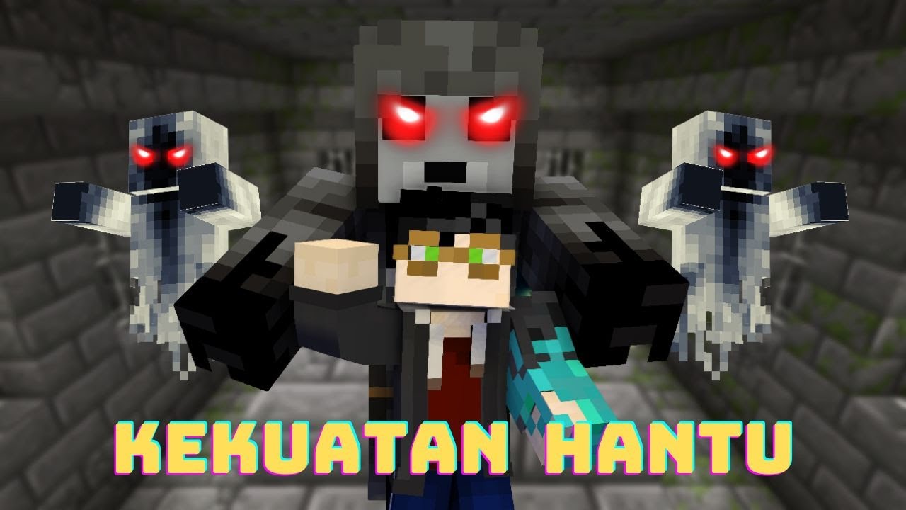 MINECRAFT Tapi AKU MENGUASAI KEKUATAN HANTU !! Mengalahkan Ender Dragon ...