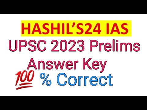 Upsc 2023 Preliminary exam Answer Key |Upsc 2023 prelims |Best Ias Oas ...