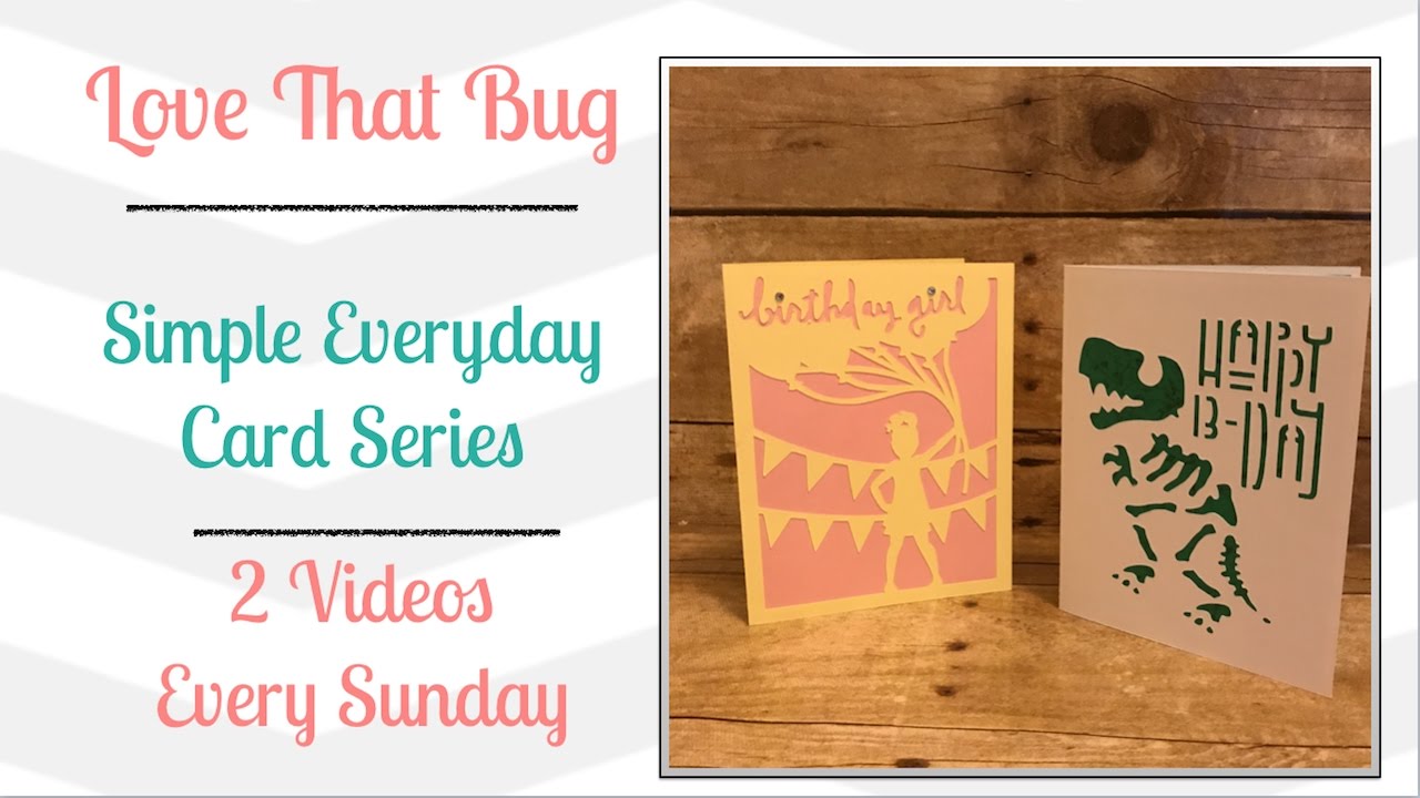 Simple Everday Cards 1 and 2 - YouTube