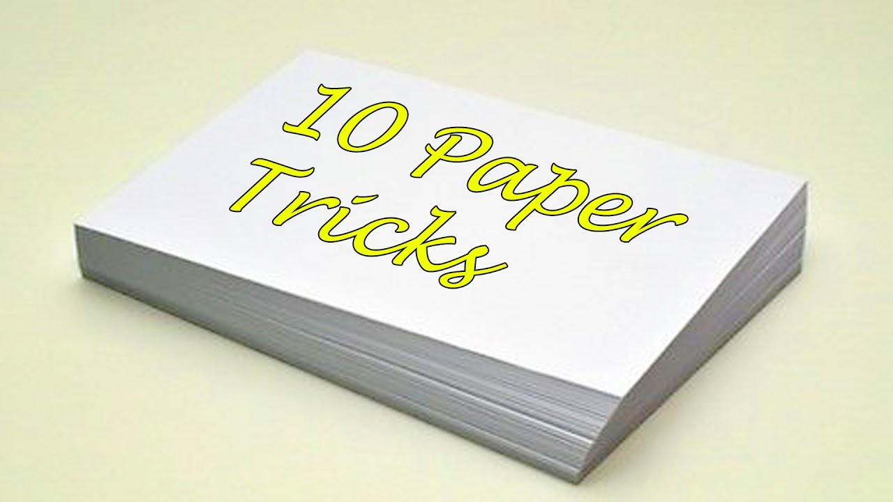 10 FANTASTIC THINGS CAN BE MADE WITH PAPER LIFE HACKS YouTube 10-fantastic-things-can-be-made-with-paper-life-hacks-youtube