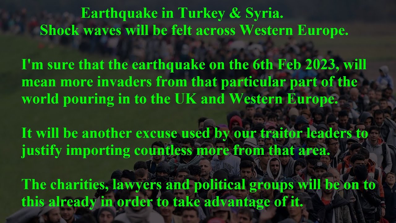 Earthquake in Turkey & Syria. Shock waves will be felt across Western ...