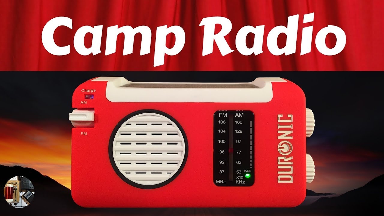 Duronic Hybrid AM FM Rechargeable Radio Review - YouTube