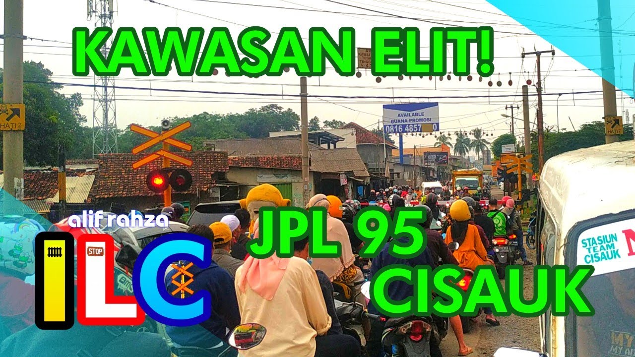 JPL 95 • Cisauk | Indonesia Level Crossing 2022 - YouTube