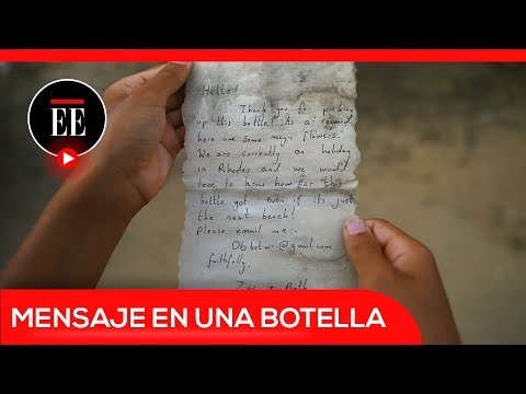 Fue encontrado mensaje dentro de una botella por pescador en  Palestina | El Espectador