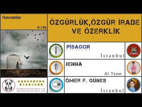ÖZGÜRLÜK, ÖZGÜR İRADE ve ÖZERKLİK