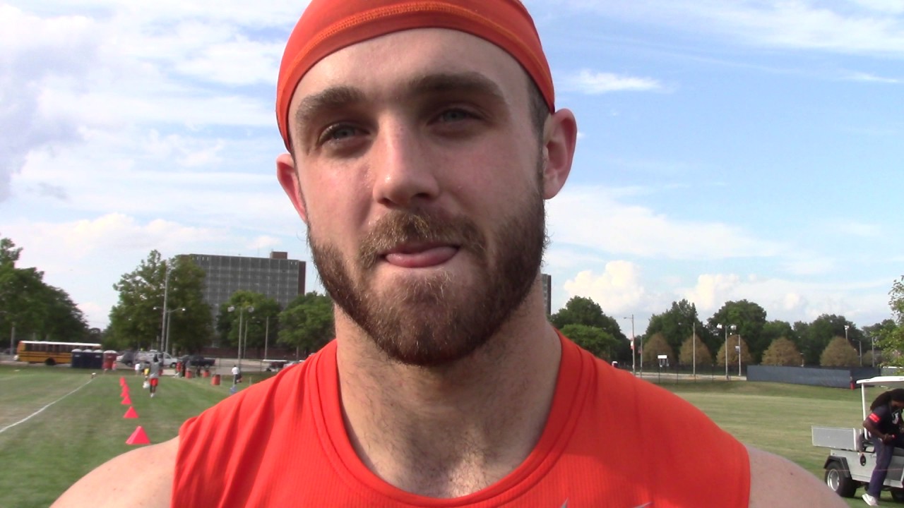 Mike Dudek post practice 7/31/2017 - YouTube