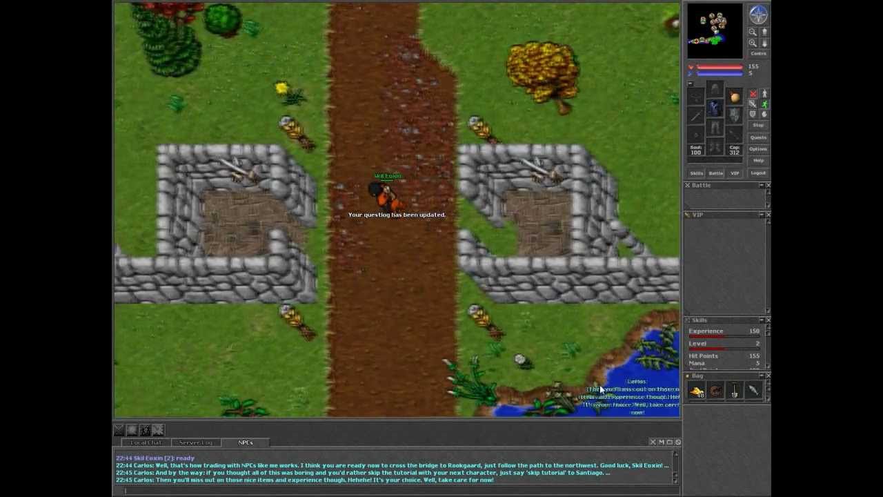 Tibia Gameplay | 720p | Demon Kill Me :O - YouTube