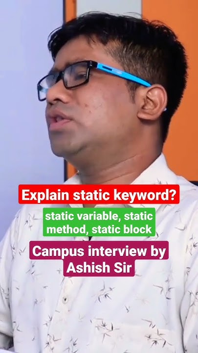 Explain Static Keyword Static Variable Static Method Static Block Interviewtips Java 9265