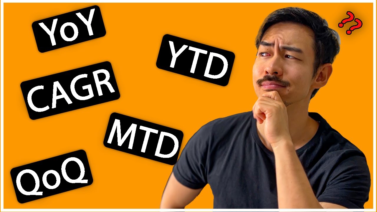 Siglas em negócios: o que é YoY, YTD, CAGR? - YouTube