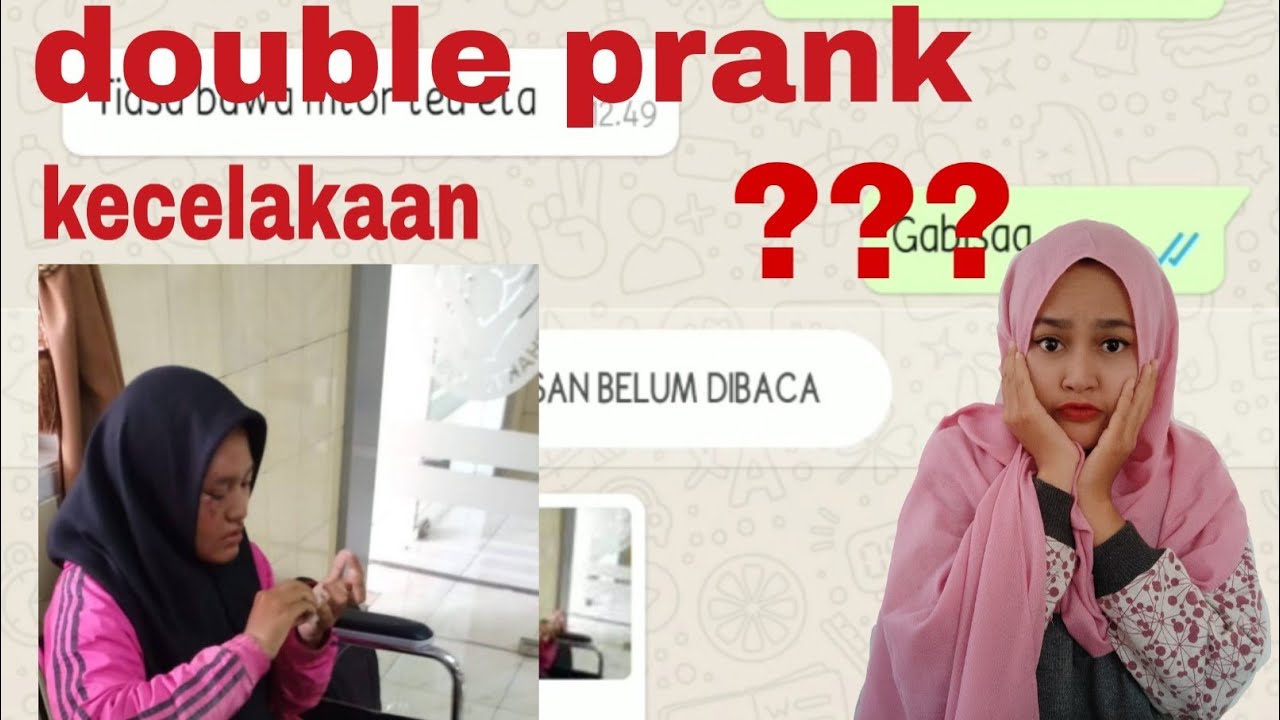 DOUBLE PRANK!!! PRANK KECELAKAAN! BENERAN KECELAKAAN? - YouTube