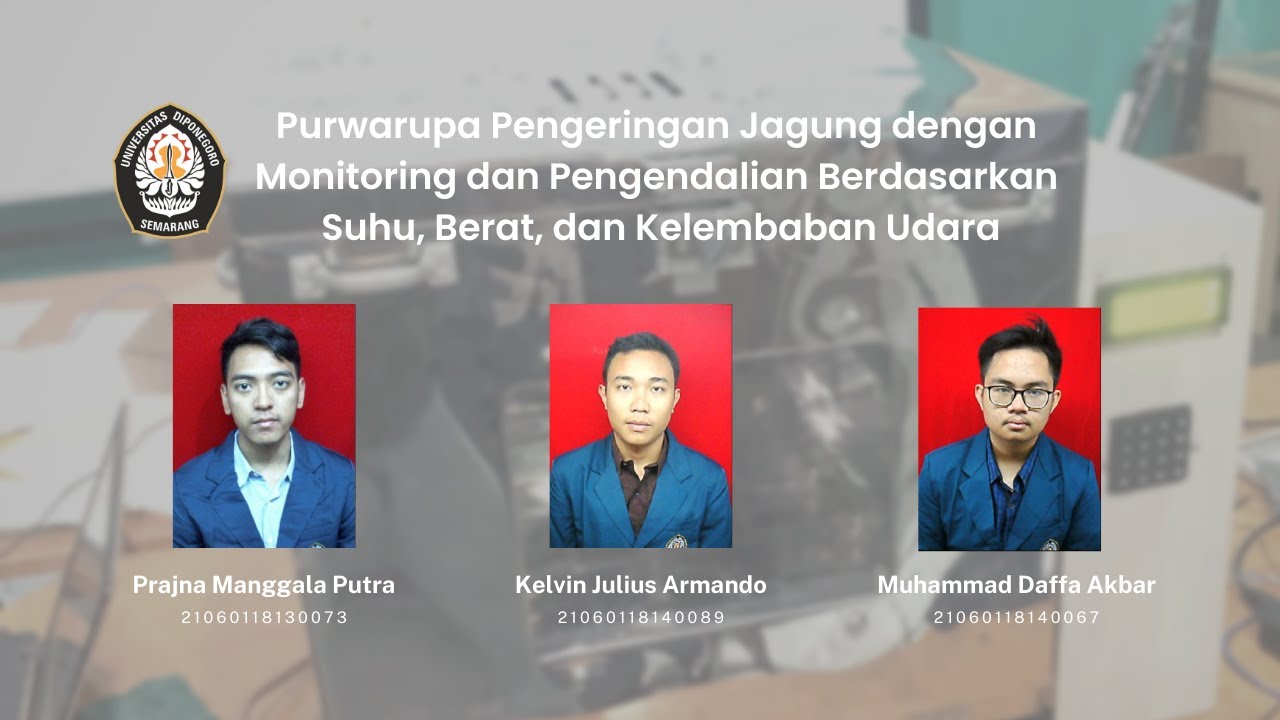 Purwarupa Pengeringan Jagung Dengan Monitoring dan Pengendalian ...