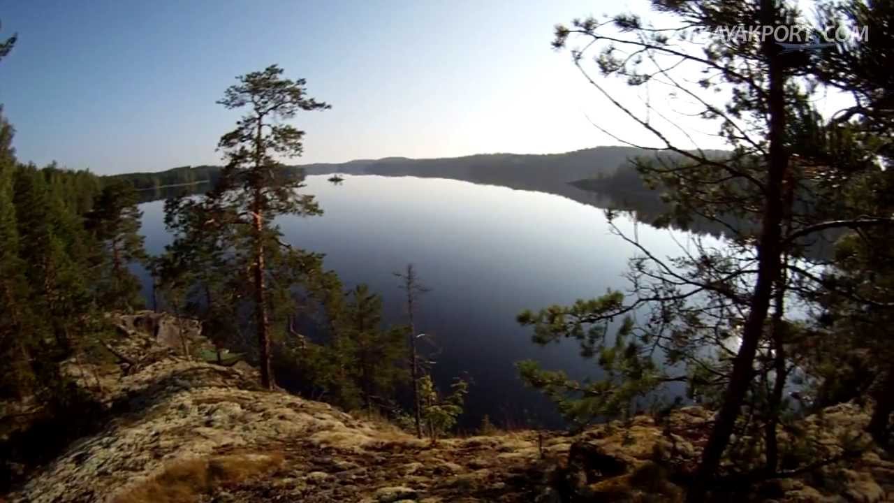 Kayak tour on Lake Saimaa, Finland - YouTube