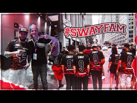 FaZe Sway and SwayFam at Fortnite World Cup with Faze Clan Vlog #1