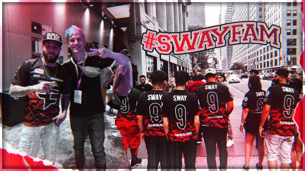 FaZe Sway and SwayFam at Fortnite World Cup with Faze Clan Vlog #1 ...
