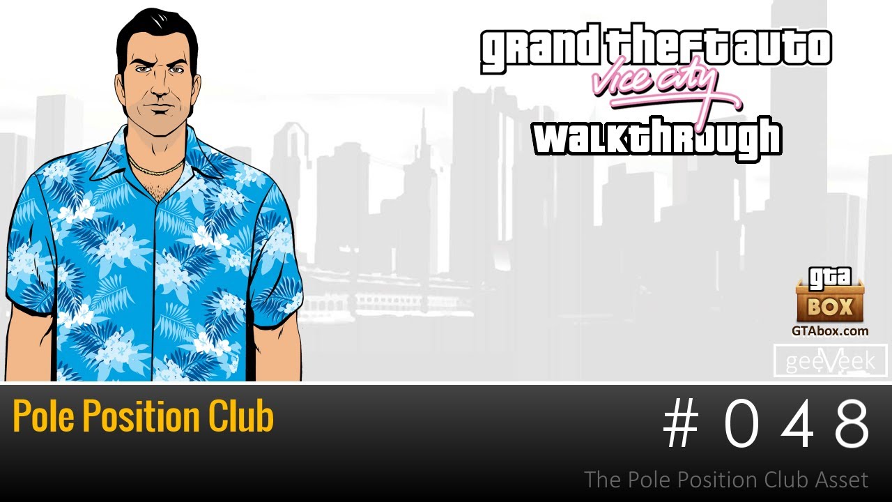 GTA Vice City - Walkthrough - Mission #48 - Pole Position Club - YouTube