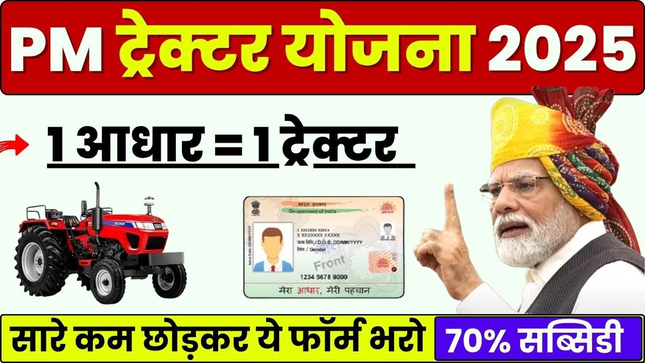 PM Krishi Yantra Subsidy Scheme 2025 | Krishi Yantra Subsidy ...