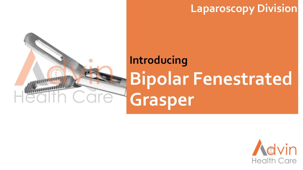 Laparoscopic Bipolar Fenestrated Grasper - YouTube