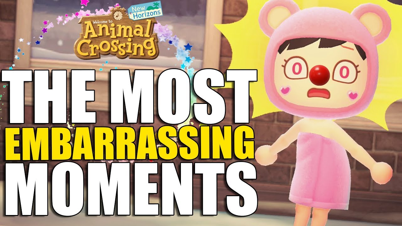 EMBARRASSING MYSELF in Animal Crossing (Losing it!) - YouTube