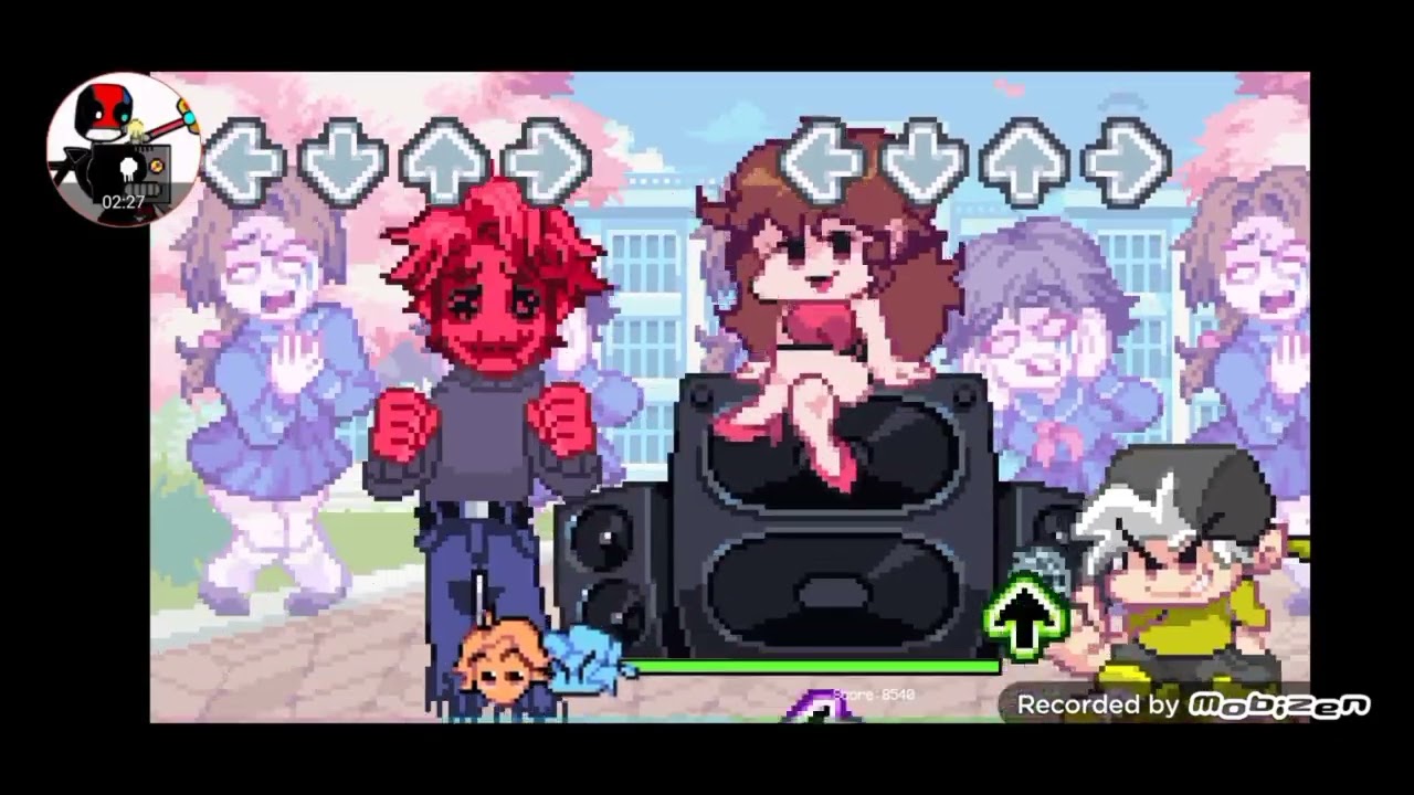 Minus senpai is glitch?! in fnf week 6 - YouTube