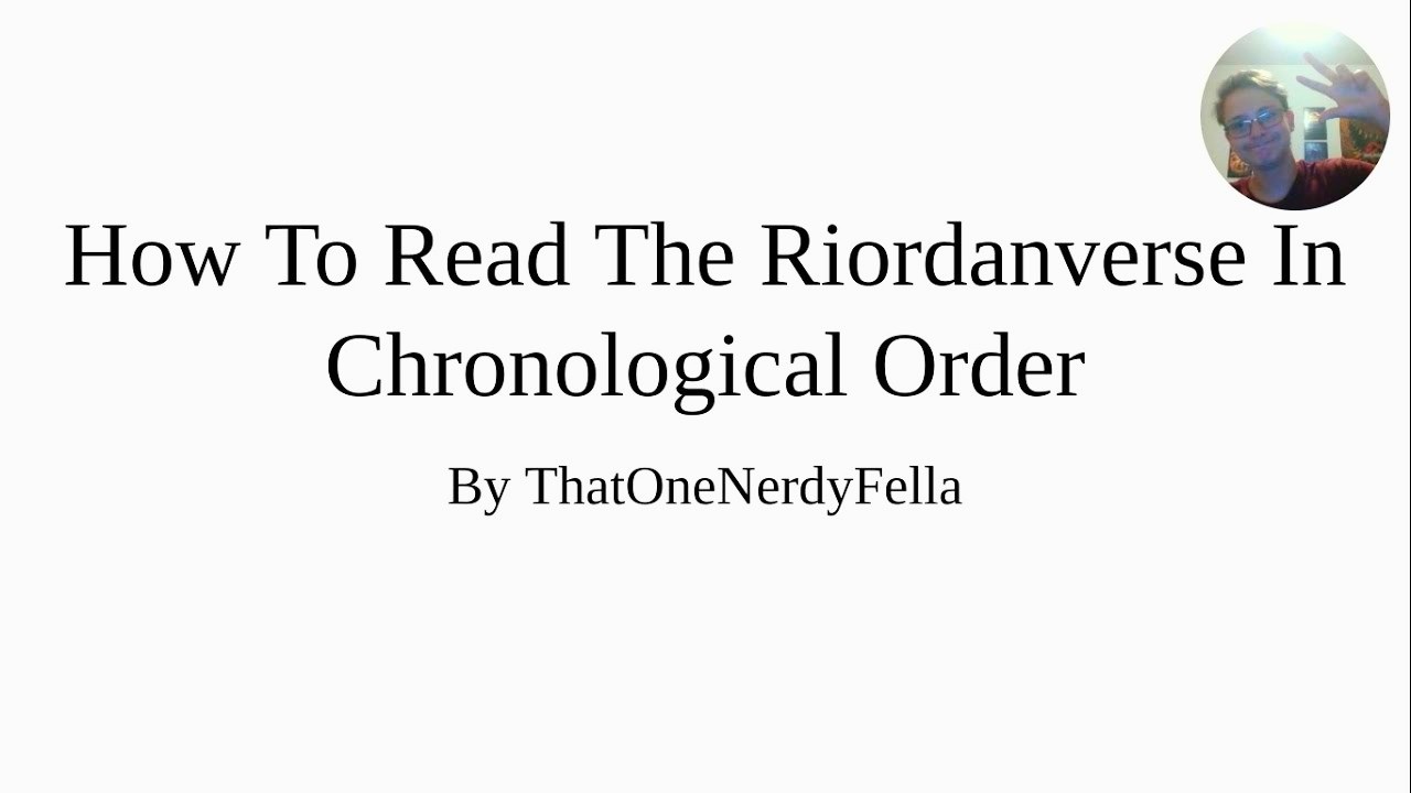 How To Read The Riordanverse In Chronological Order - YouTube