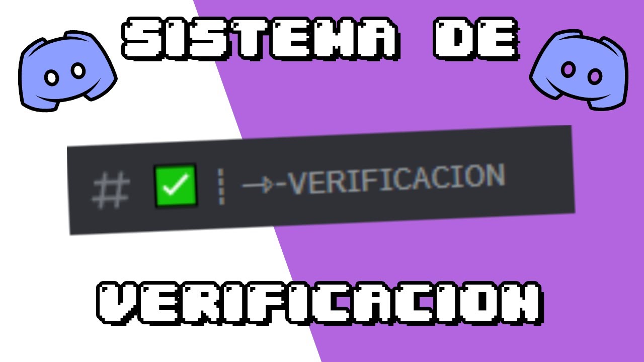 COMO HACER UN BOT DE VERIFICACION EN DISCORD - YouTube