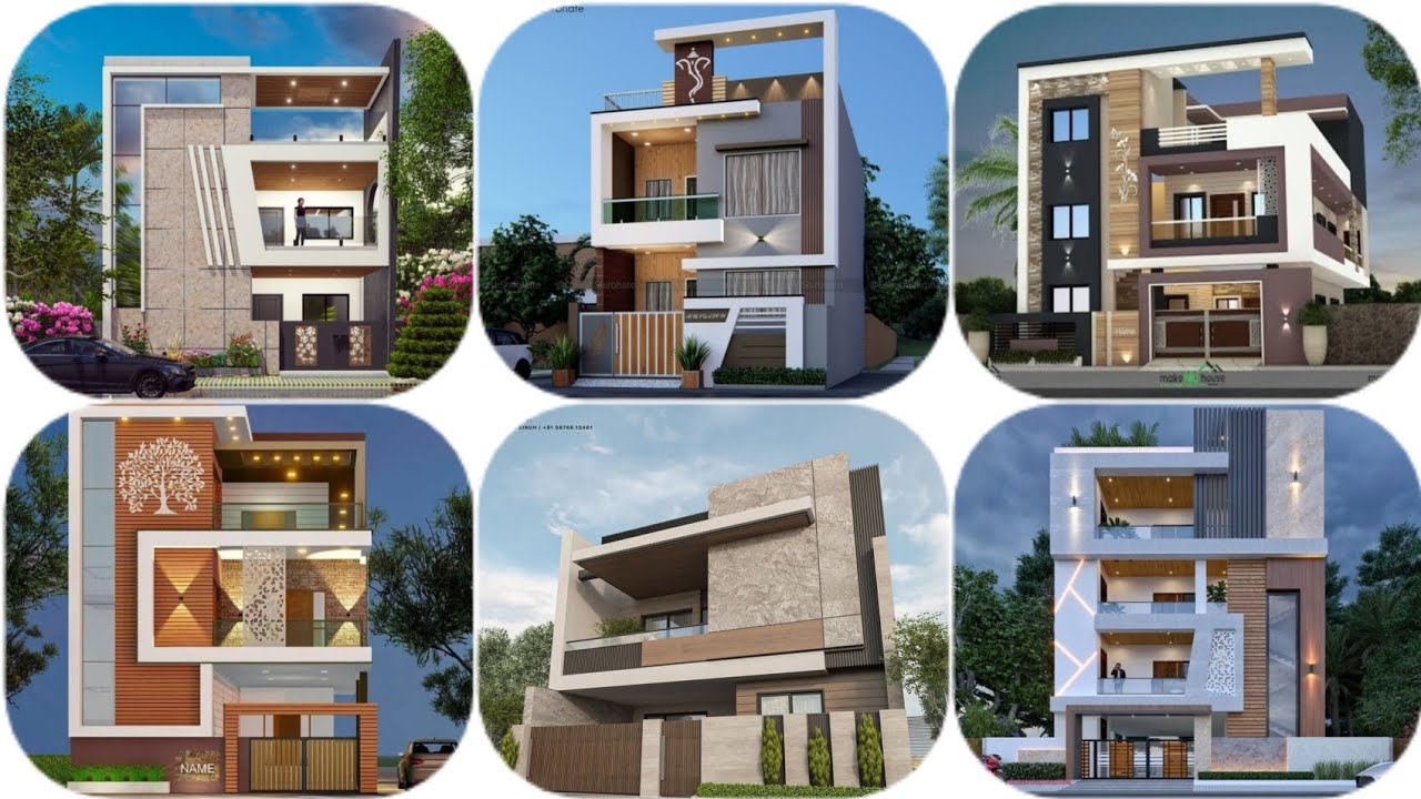 G+2front home home elevation design/top 50 storey building elevation ...