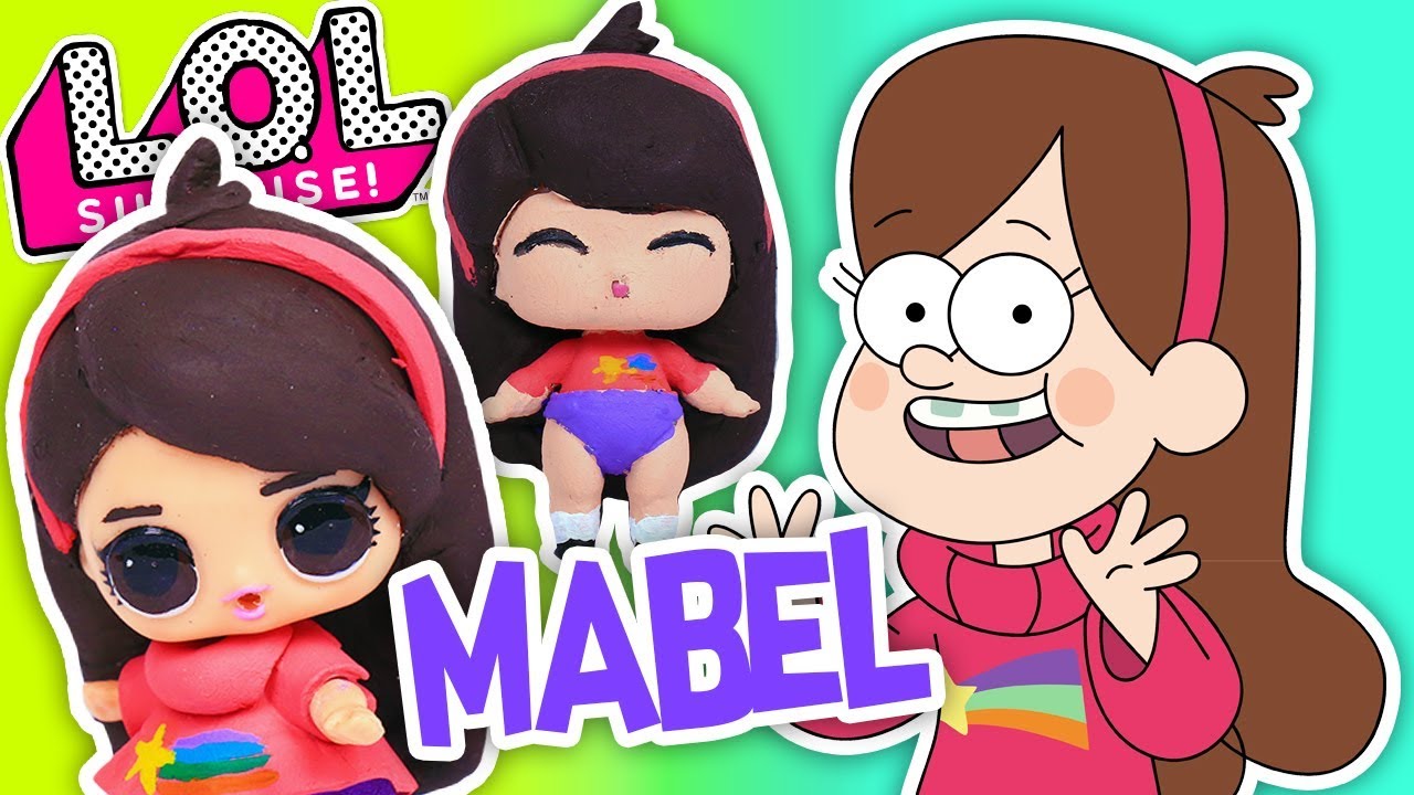 MABEL PINES from GRAVITY FALLS into LOL Surprise DOLLS and LIL SISTER ...