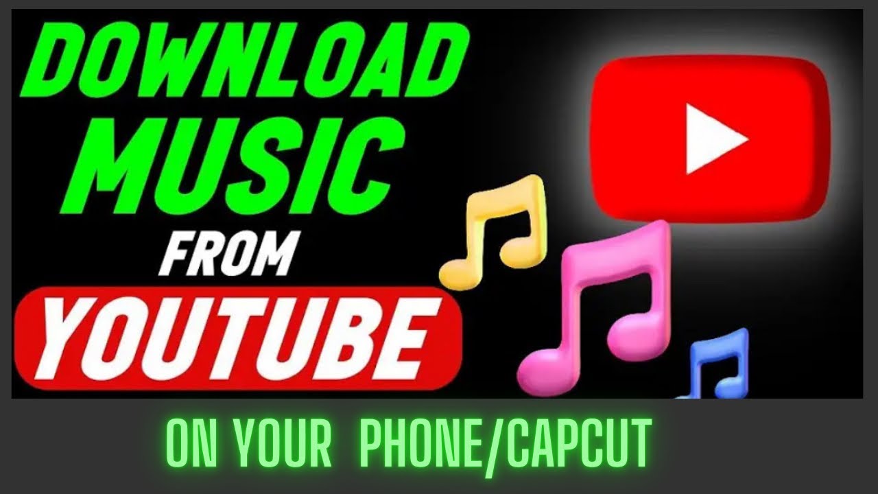 How to download music from YouTube library to your mobile || add CapCut ...