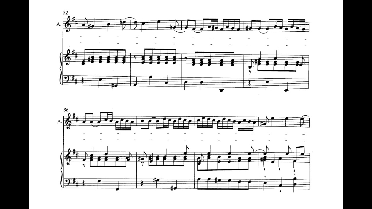 Dopo notte, atra e funesta (Ariodante - G.F. Händel) Score Animation ...