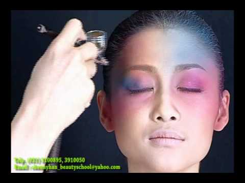 Air brush make up by Chenny Han part 4 - YouTube
