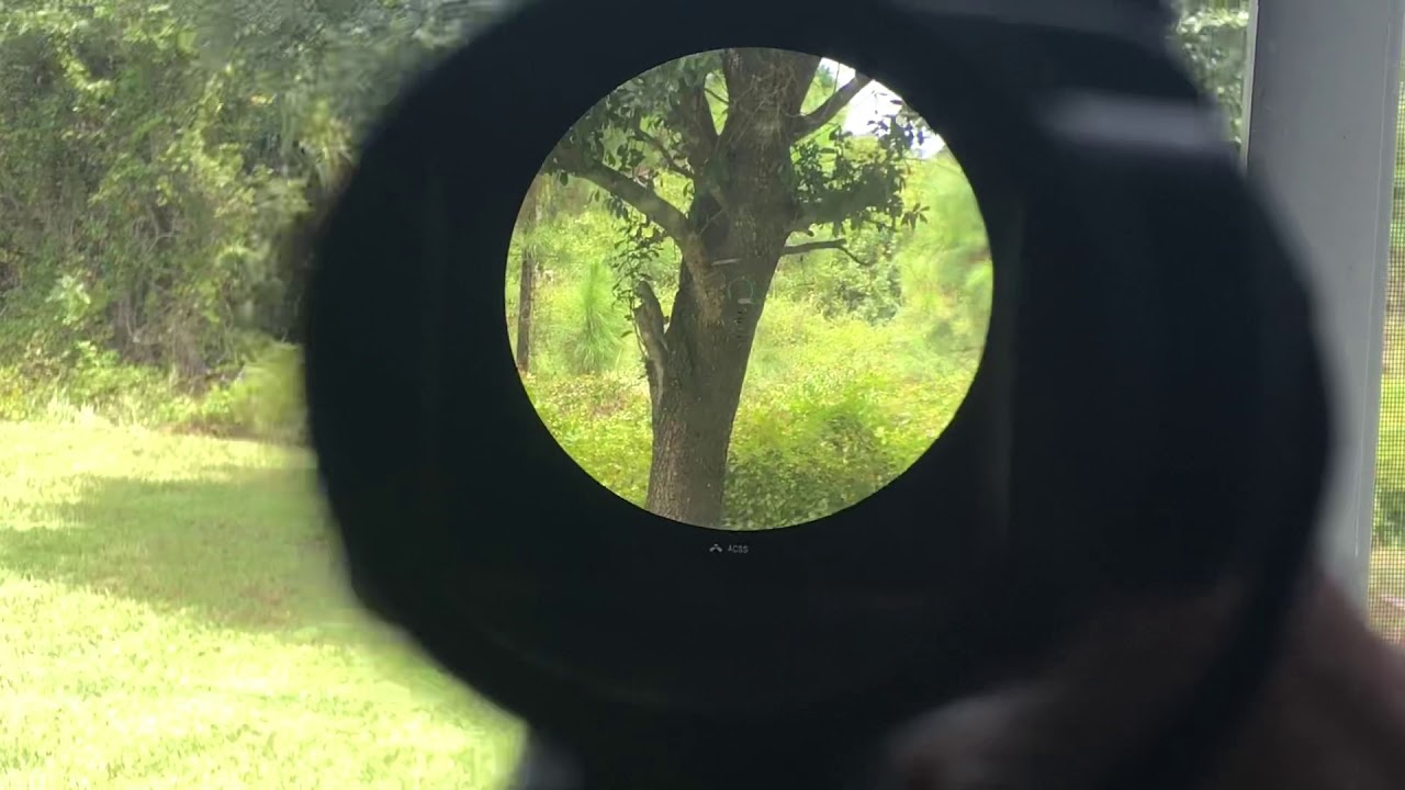 Trijicon ta44 with the acss reticle - YouTube
