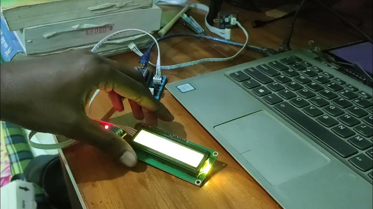 Temperature & Humidity sensor value display on lcd monitor using Arduino nano - YouTube