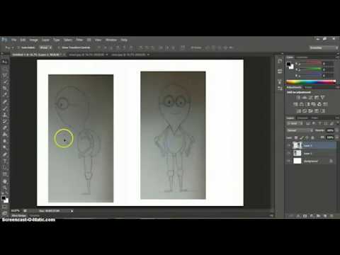 how to setup reference image in photoshop - YouTube