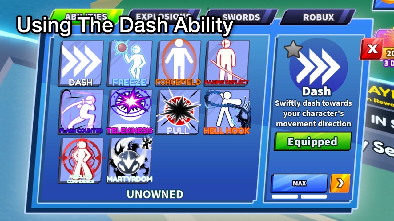 I Used The Dash Ability *INSANE* (Blade Ball) - YouTube