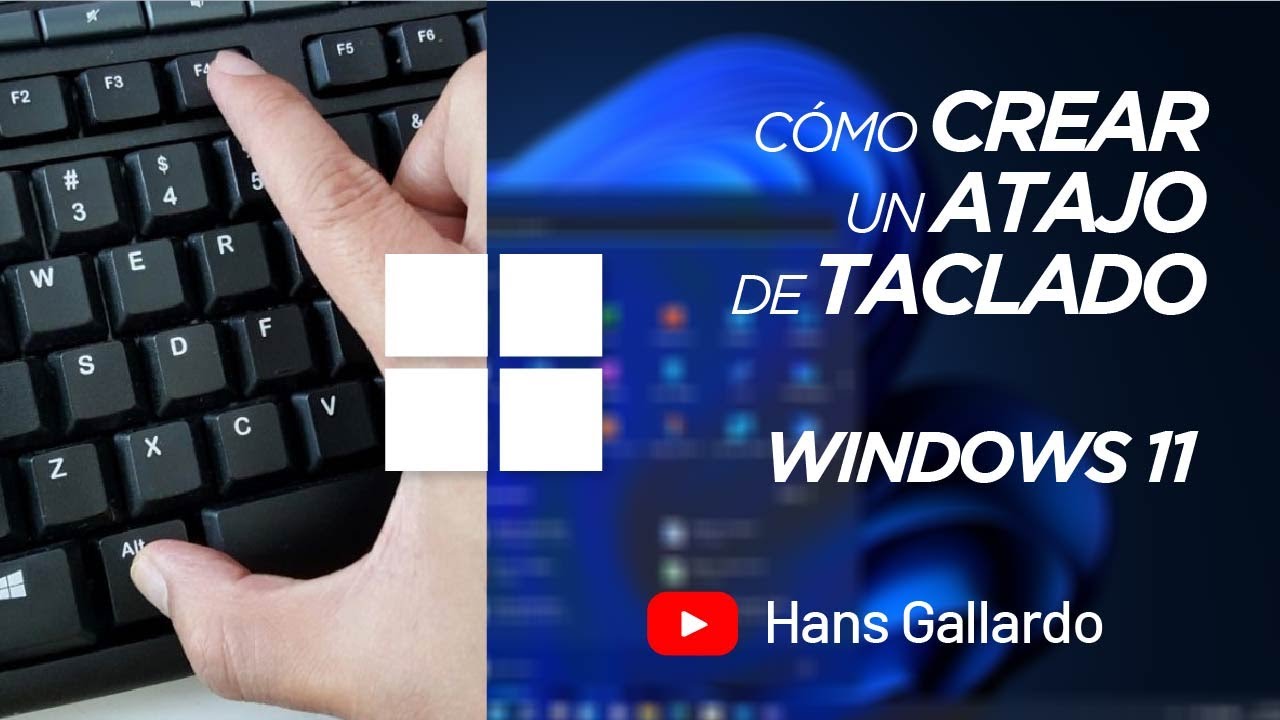 Cómo crear una atajo de teclado | Solución definitiva | Windows 11 ...