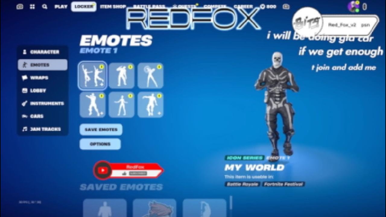 Fortnite my world emote 10minute ! - YouTube