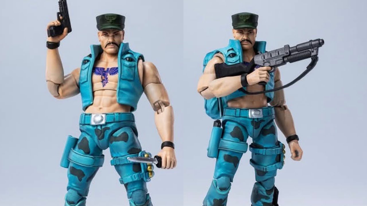 New GiJoe Gung Ho retro action figure revealed by Hiya Toys - YouTube